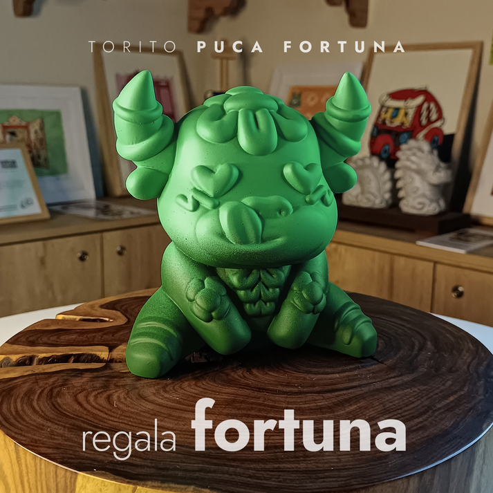 Torito Puca Fortuna (Verde) – Origen Peregrino